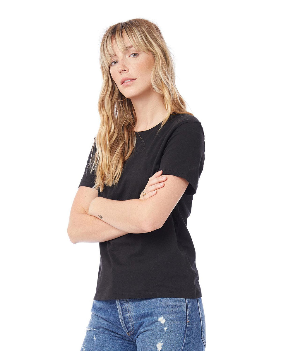 IDENTITY GAME PLAIN WOMEN'S T-SHIRT | BLACK – DENIMISH CLOTHING