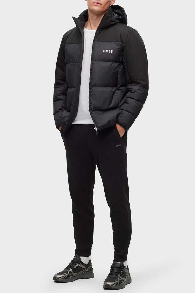 HUGO BOSS MEN’S PUFFER JACKET - PREMIUM WINTER OUTER WEAR | BLACK ...