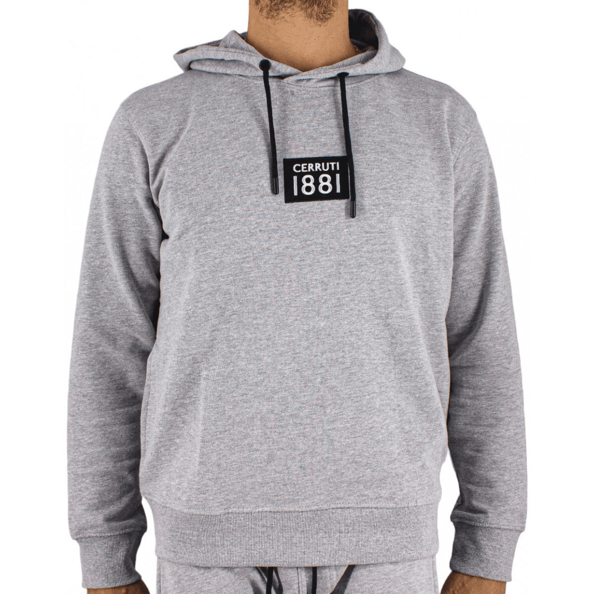 CERRUTI 1881-LOGO HOODIE MEN | GREY – DENIMISH CLOTHING