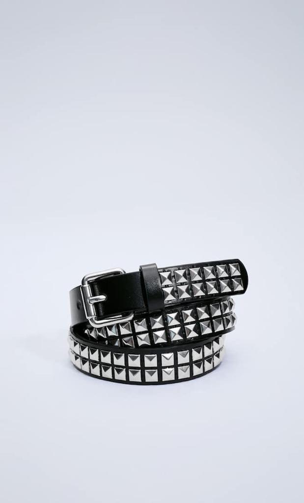 Strad-SQUARE STUDDED BELT